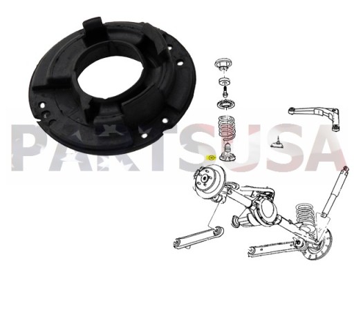 izolátor zadnej pružiny Jeep Grand Cherokee 99-04 | KúpSiTo.sk - Tovar ...