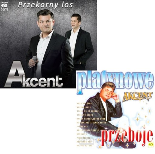AKCENT - PRZEKORNY LOS + PRZEBOJE 32 PIOSENKI 2CD 8870784282 - Sklepy, Opinie, Ceny w Allegro